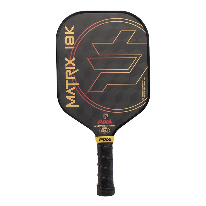 PIXA Pickleball Matrix 18K Thermoformed Carbon Fiber Pickleball Paddle ...