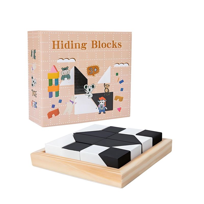 ANYTOP Challenge Blocks, Hide Building Blocks, Brain Training Puzzle ...