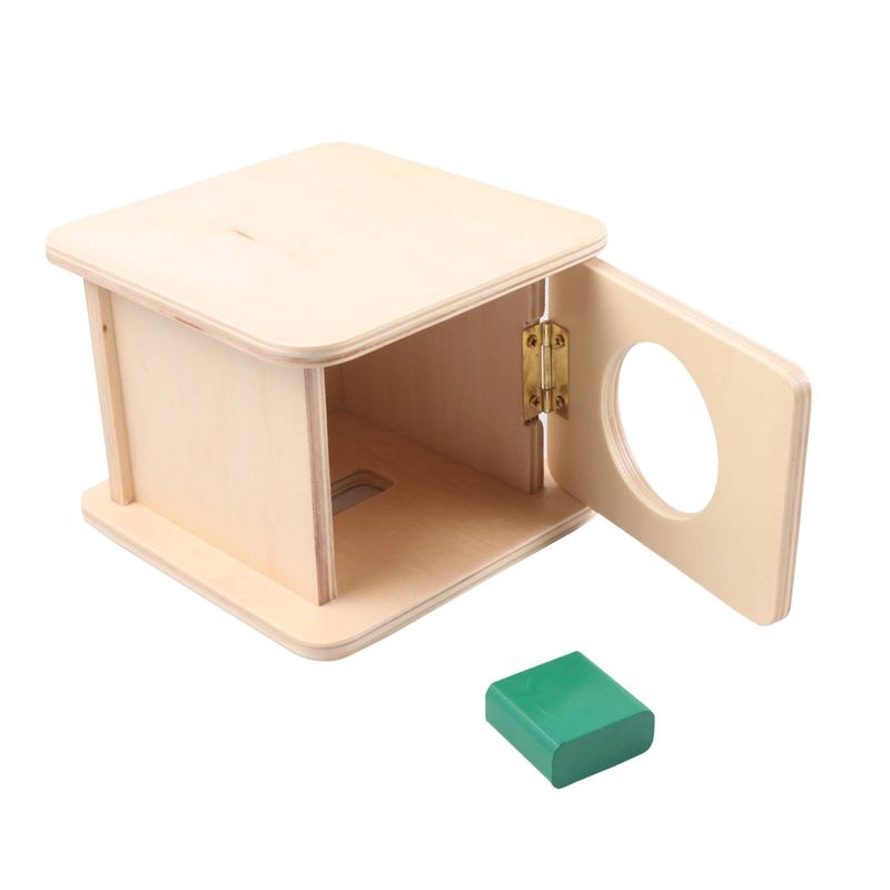 Adena Montessori Imbucare Box w/Rectangular Prism Sliding Top Box ...