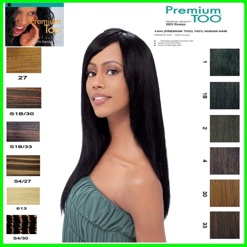 SENSATIONNEL PREMIUM TOO 100% HUMAN HAIR YAKI NATURAL WVG 10 Inches ...
