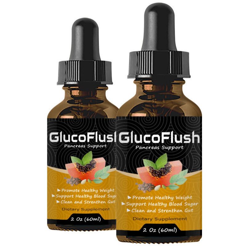 GlucoFlush Pancreas Support - GlucoFlush Pancreas Support Drops (2 Pack ...