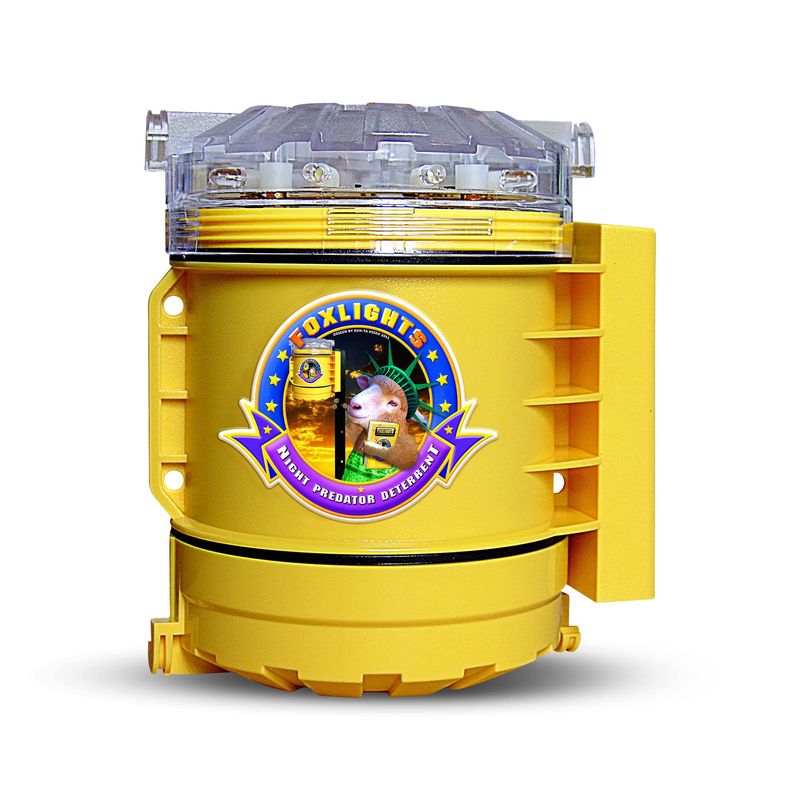 Fox Lights Night Predator Deterrent Control Light w/Flashing LEDs ...