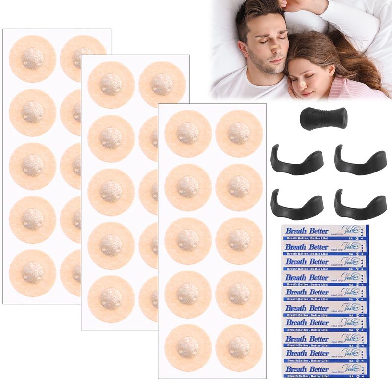 30 PCS Magnetic Nasal Strips,Nasal Flow Magnetic Strip Nose Magnet for ...