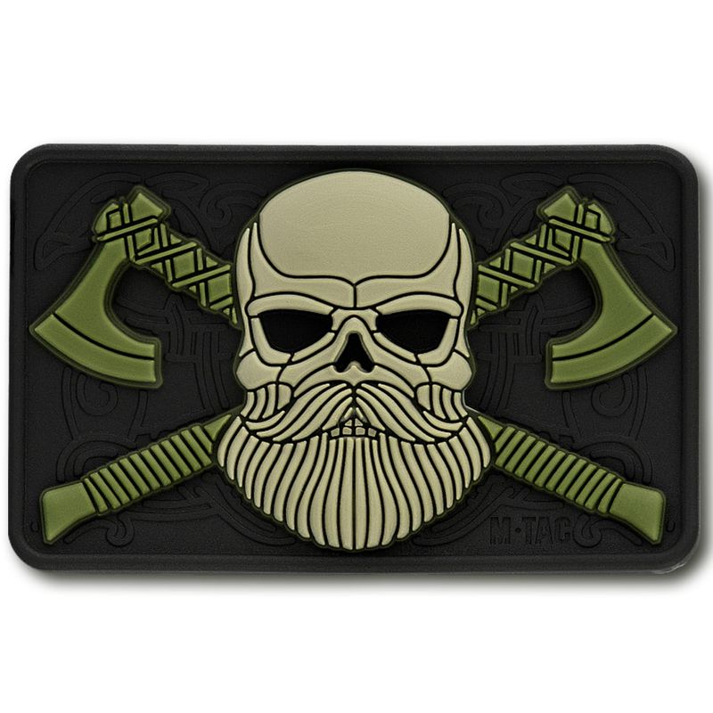 M-Tac Tactical Beard Skull Patch - Moral Patch für Military Gear Army ...