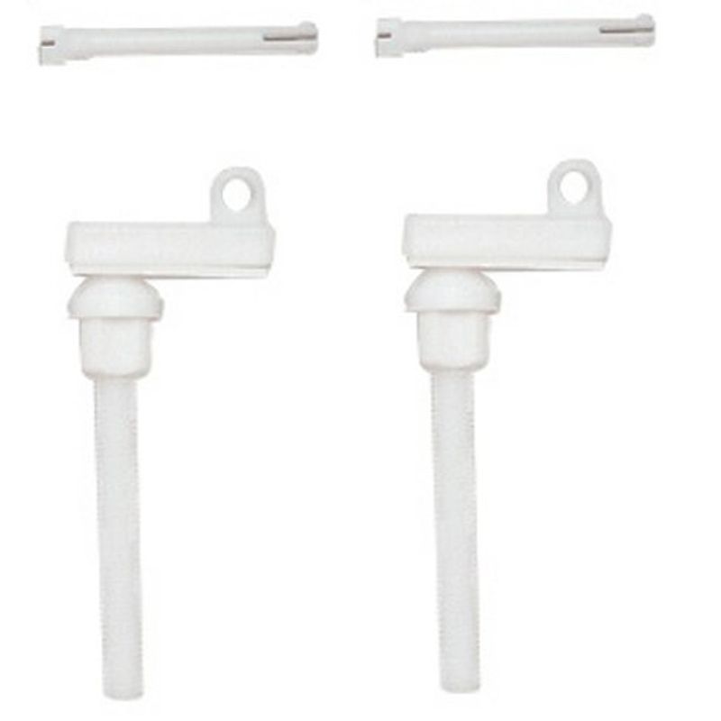 SANEI PW902-33 Toilet Seat Attachment Repair Bolt Set, Long, White, 2 Pieces - Online ...