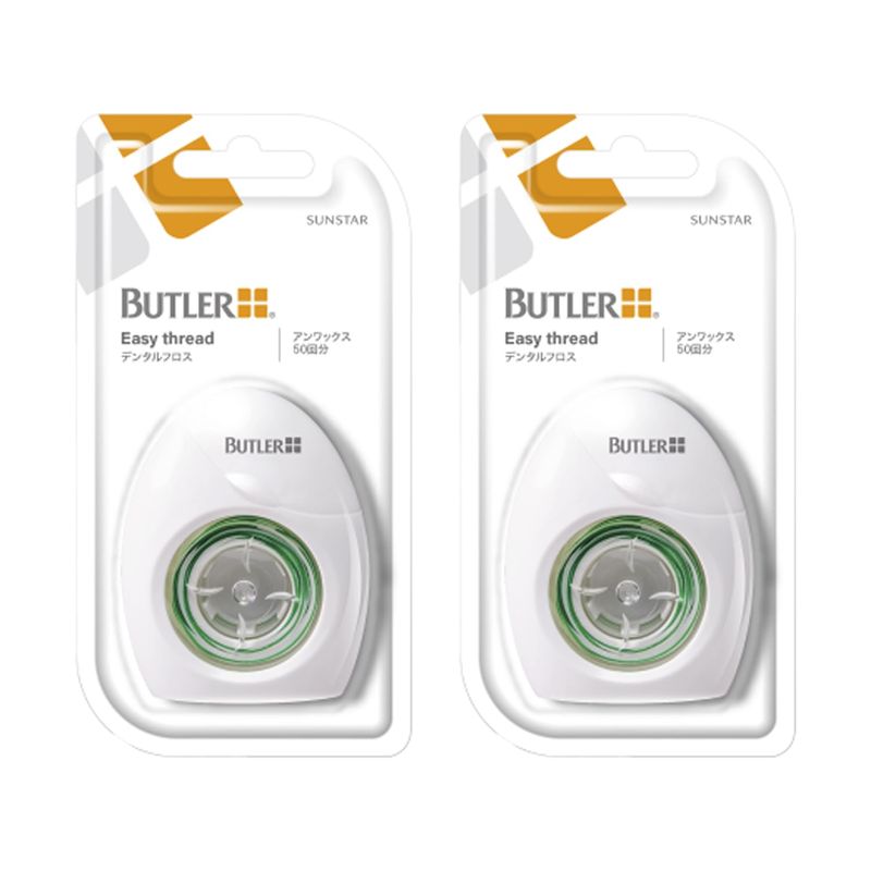 Sunstar Butler Easy Thread Floss, 50 Count Unwaxed, SUNSTAR BUTLER ...