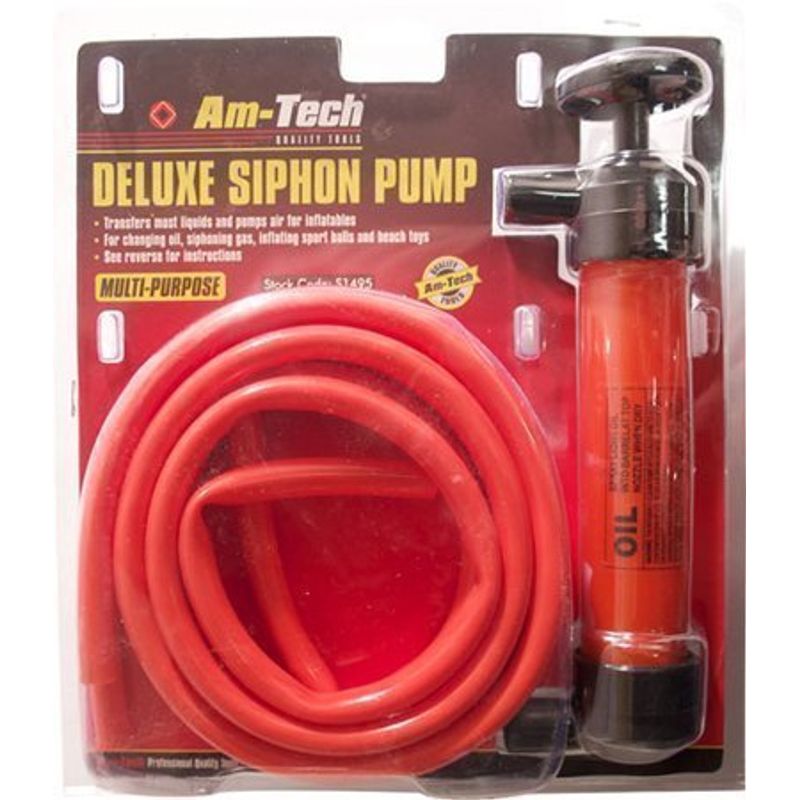 NEW DELUXE SYPHON SIPHON TOOL KIT PUMP OIL EXTRACTOR MULTI PURPOSE FUEL ...