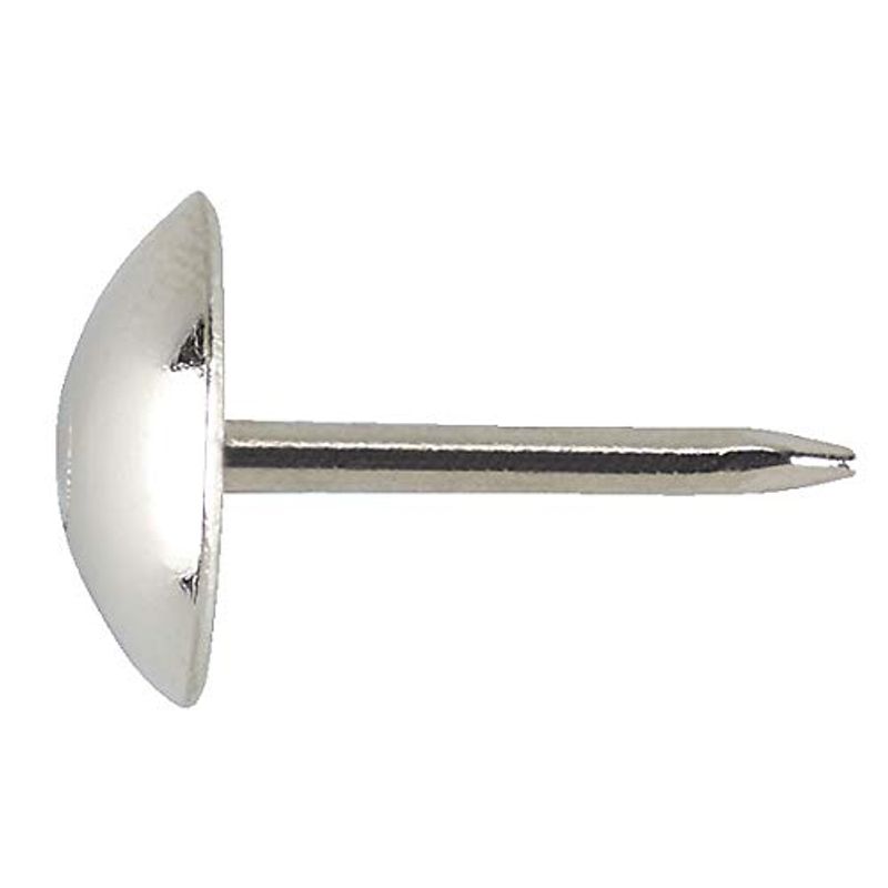 100 x Upholstery Nails/Studs Chrome Steel 15mm with 9mm Head - Online ...