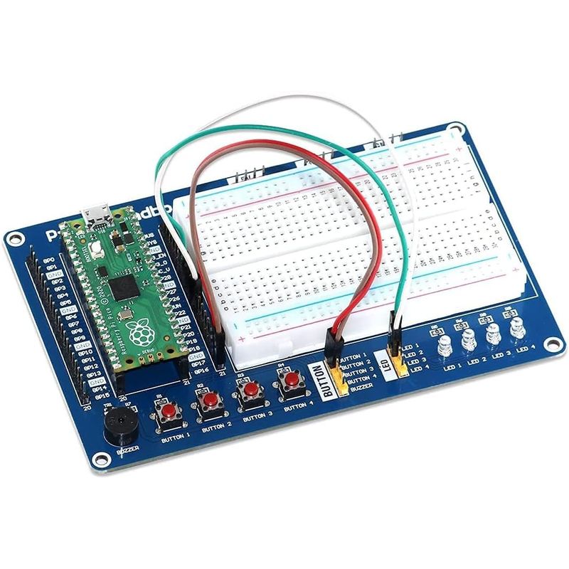sb components Raspberry Pi Pico Breadboard Kit with Raspberry Pi Pico ...