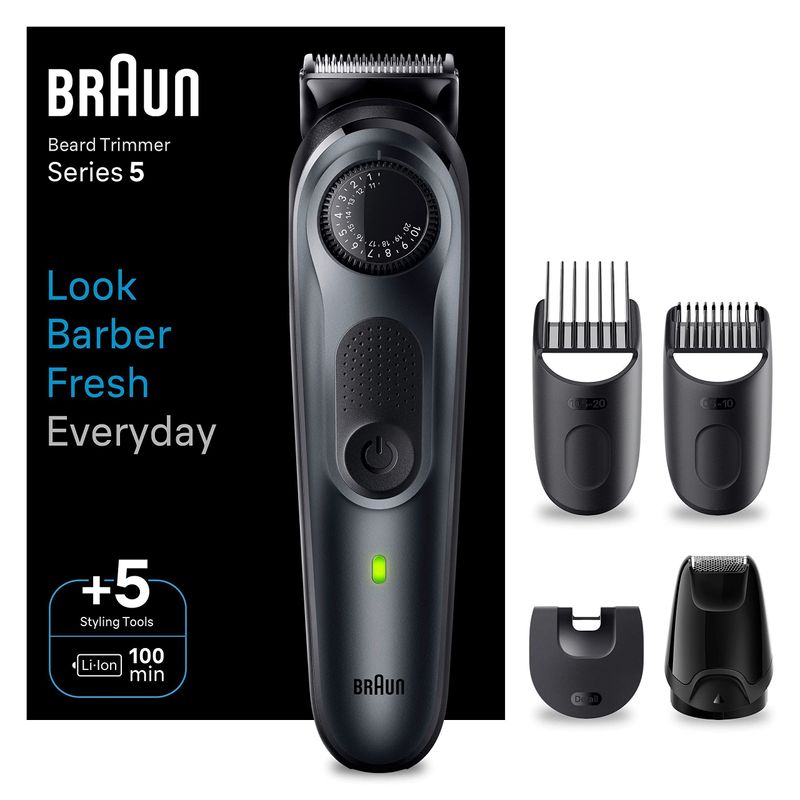 Braun BT5420 Series 5 Beard Trimmer and Trimmer for Men with Ultra ...