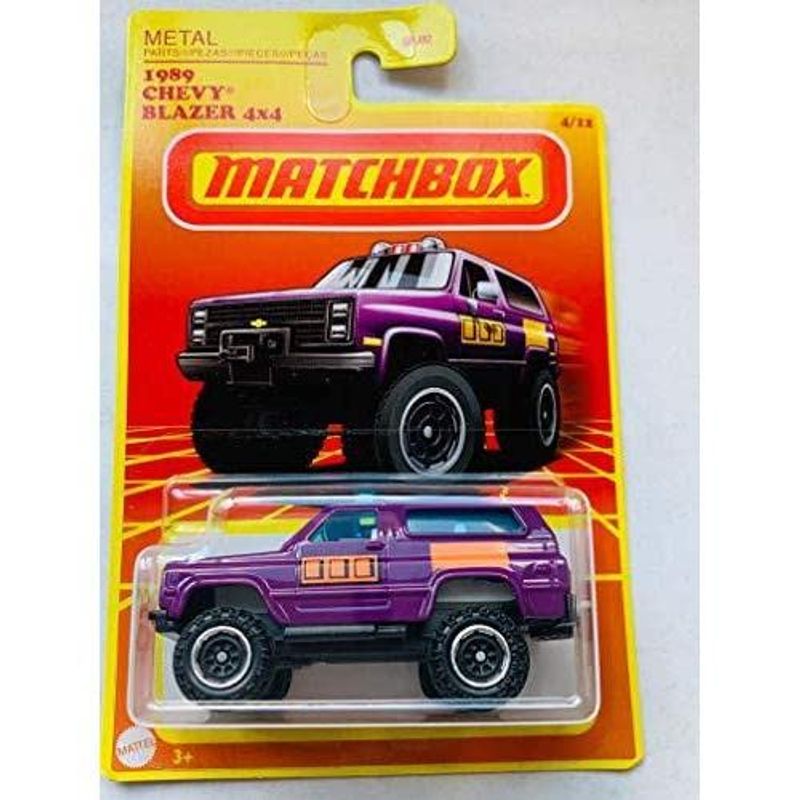 Matchbox 1989 Chevy Blazer 4x4, Retro Series 4/12 (Purple) - Online ...