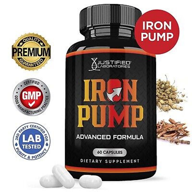 Iron Pump for Men Advanced Formula 1484MG Iron Pump Pills Vitamin ...