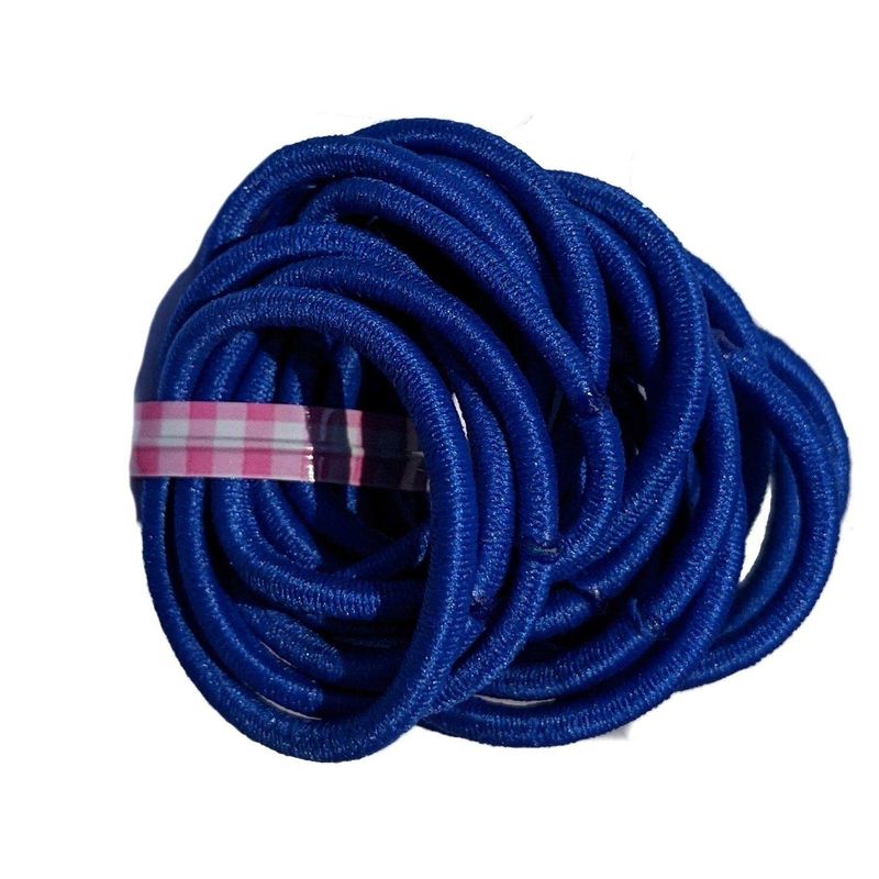 Small Royal Blue Snag-Free Thin Hair Bobbles Hair Elastics Hair Bands ...