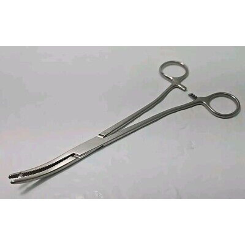 V Mueller GL3100 GL 3100 8.5" Curved Serrated Heaney Hysterectomy Clamp ...