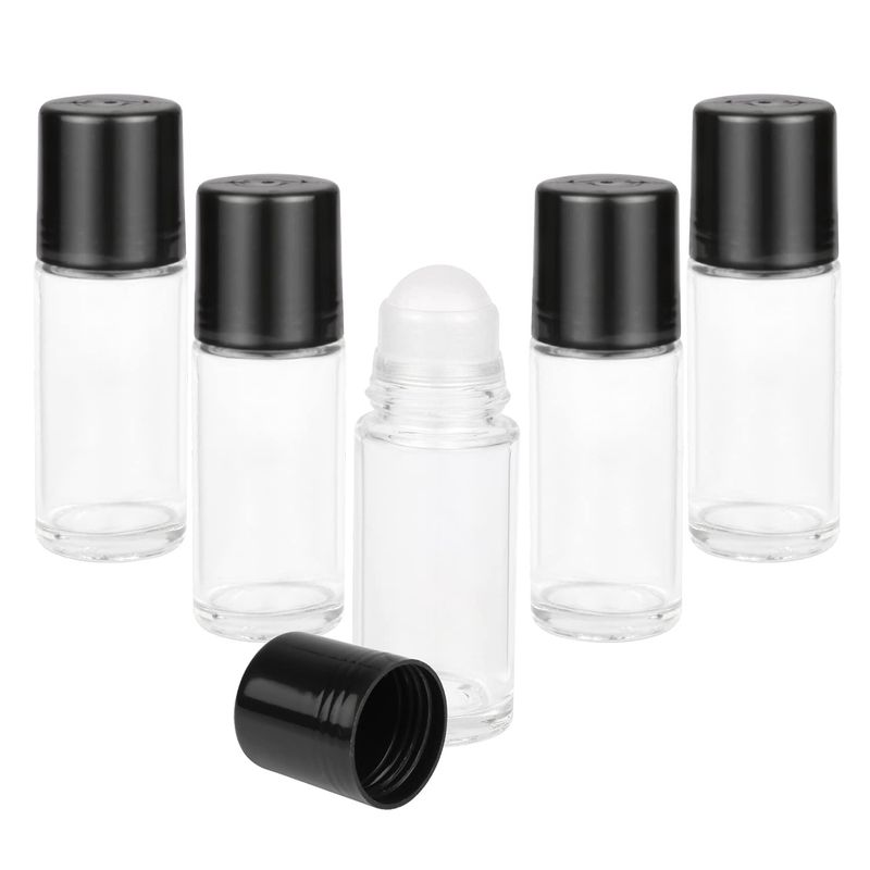 5 Pack DIY Deodorant Containers Empty Glass Deodorant Bottles ...