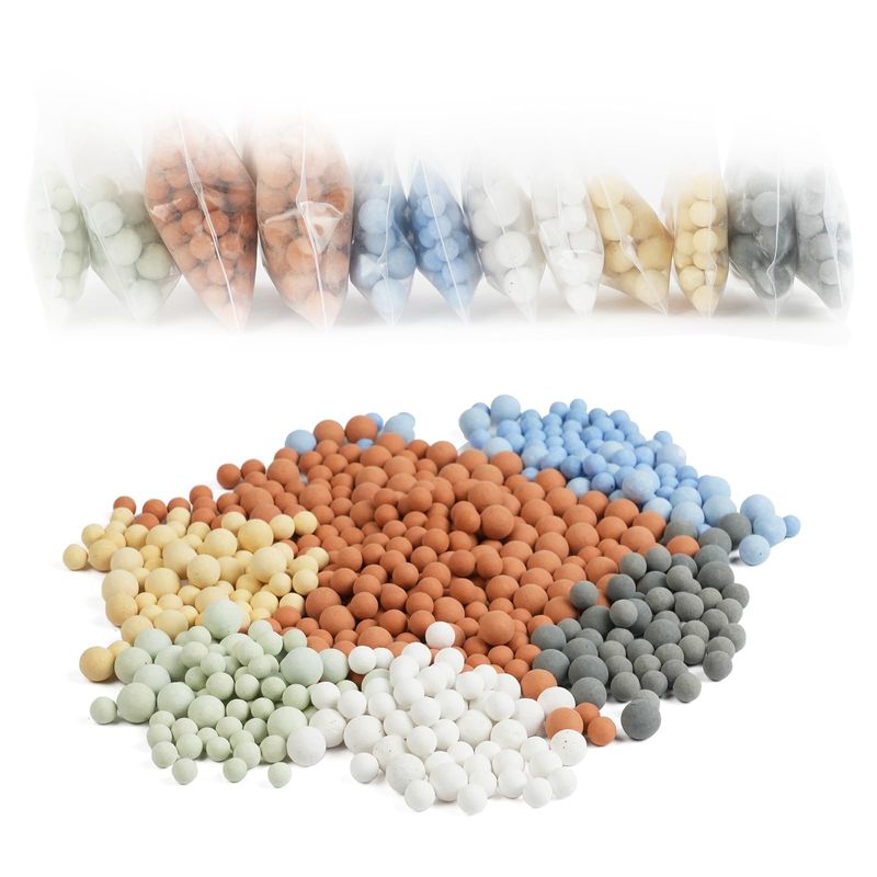 Vicloon Mineral Balls, 12 Packs Shower Head, Filter Stones Act ...