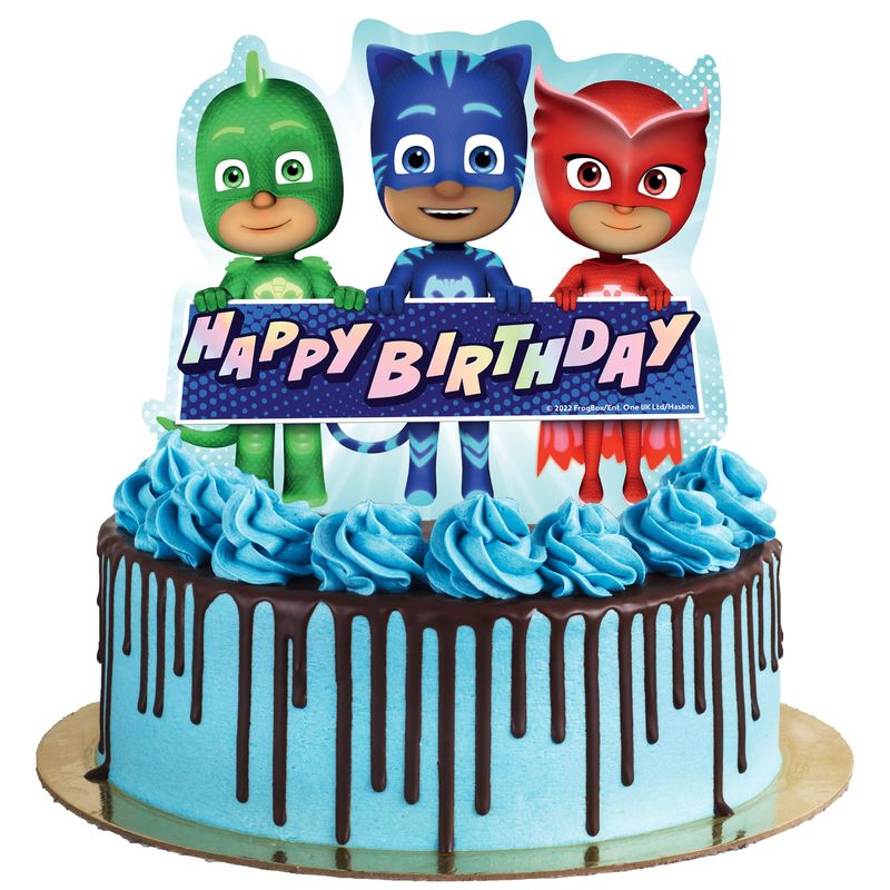 Treasures Gifted Officially Licensed PJ Masks Cake Topper - PJ Masks ...