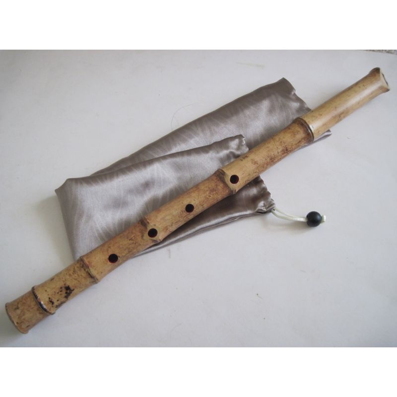 1.8 Pentatonic Shakuhachi 5 Holes - Voicing has Buffalo Horn Flake ...