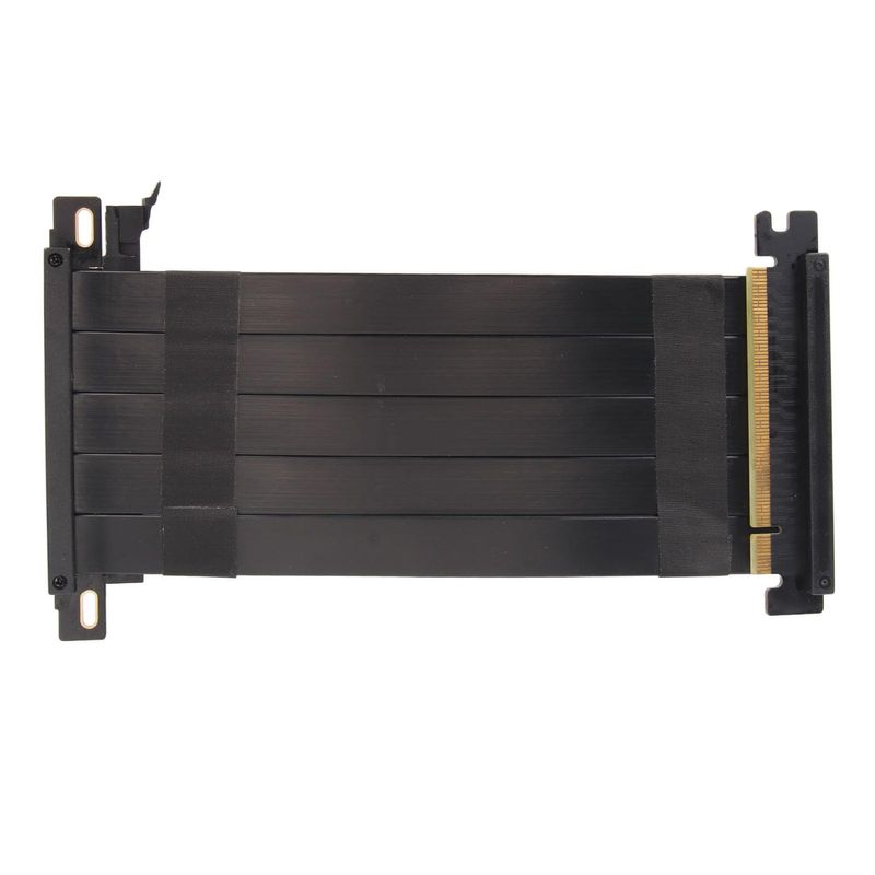 Jectse PCIE 4.0 X16 Riser Cable, High Speed Flexible Double Sided 180 ...