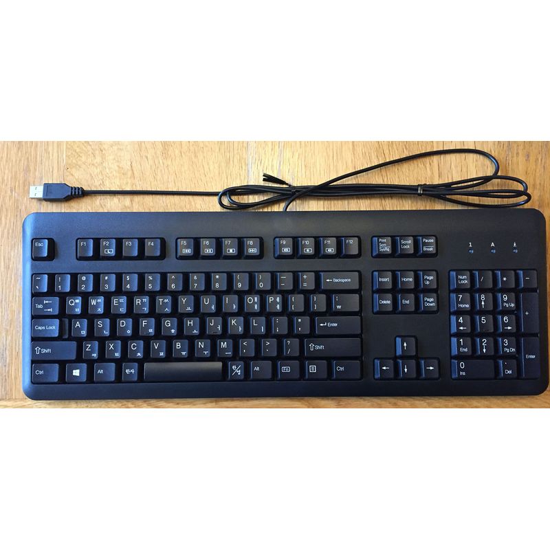 Korean Keyboard USB Korean language computer keyboard layout (KR/EN) PC ...
