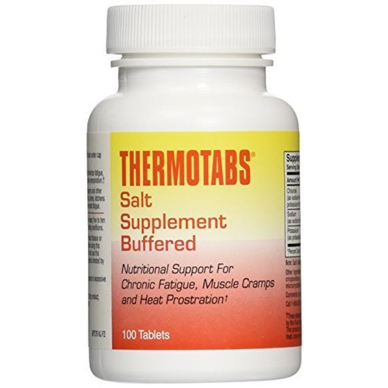 Thermotabs Salt Supplement Buffered - 100 Tablets (Pack of 3) by ...