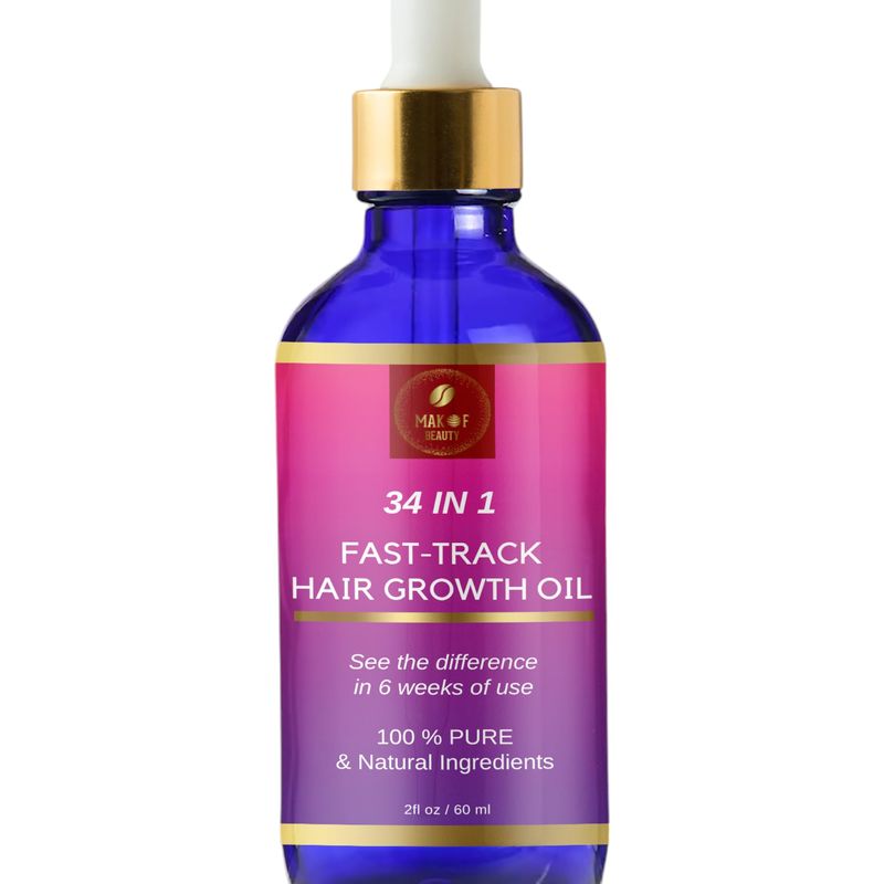 Hair Growth Mixture, Fast Track Hair Oil (34 in 1) for rapid growth ...