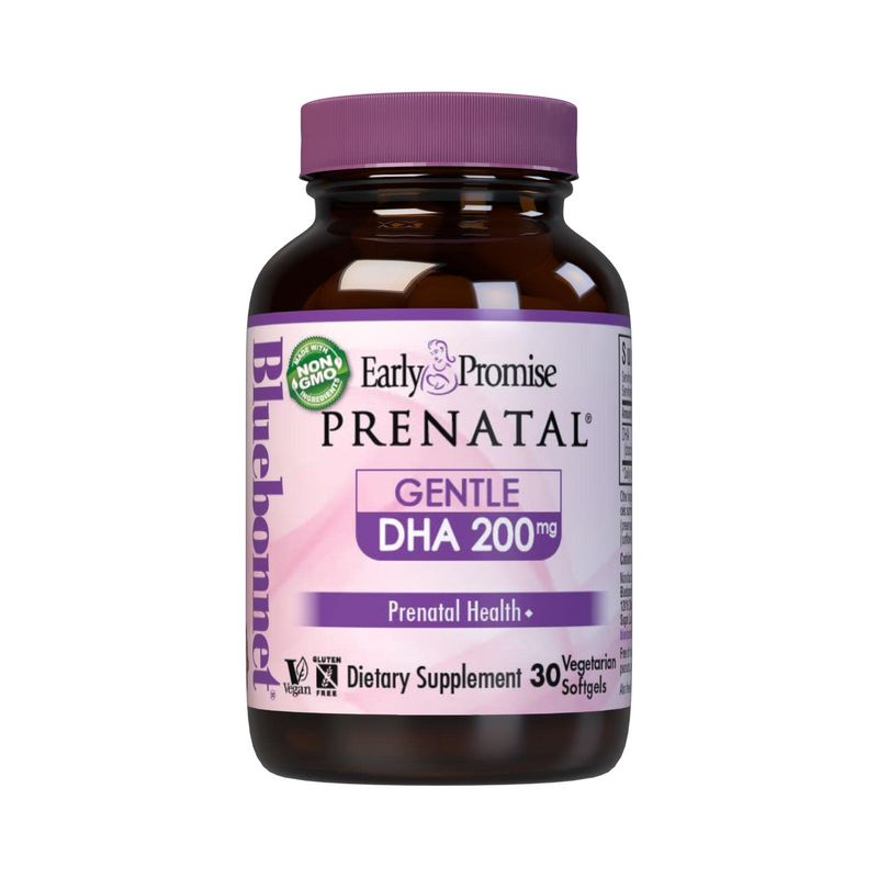 Bluebonnet Early Promise Prenatal Gentle DHA 200 mg Vegetable Capsules ...
