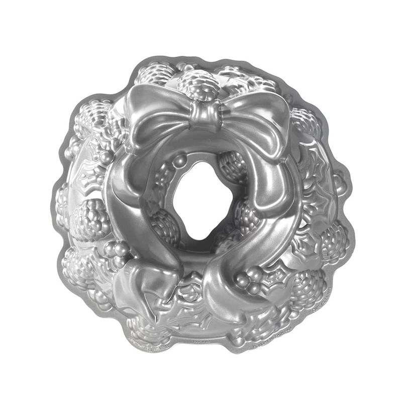 Nordic Ware Platinum Holiday Wreath Bundt Pan - EveryMarket