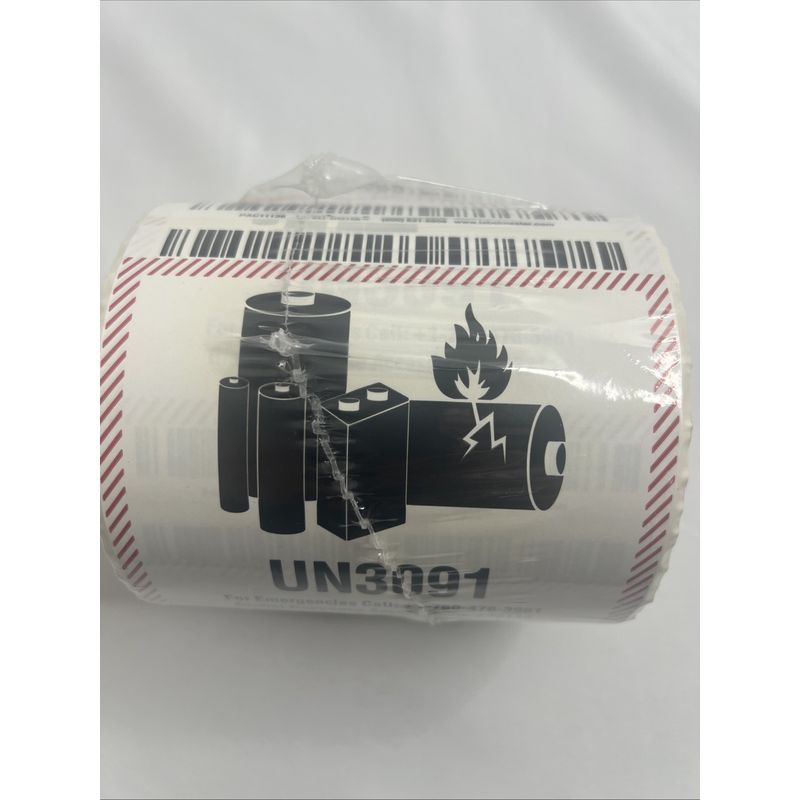 3091 Lithium Ion Battery Transport Caution Warning Labels Stickers, 250 ...