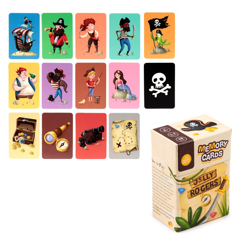 Puckator Jolly Rogers Pirates Kids Memory Card Set - Online Marketplace ...