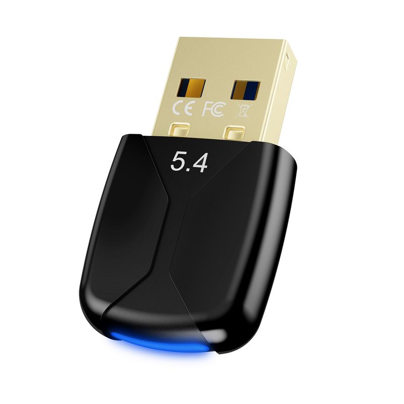 USB Bluetooth Adapter, RENGOGA 5.4 Bluetooth Adapter PC EDR Bluetooth ...
