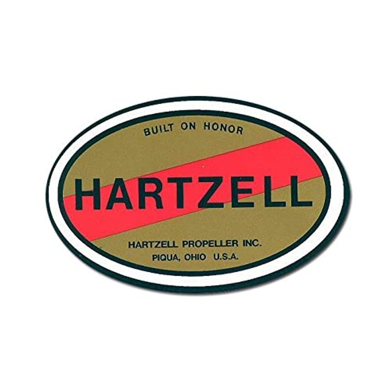 HARTZELL DECAL 2-Piece Aircraft Sticker - Online Marketplace - EveryMarket