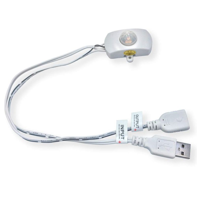 USB 5V DC12-24V 2A PIR Motion Activated Mini Body PIR Sensor Switch ...