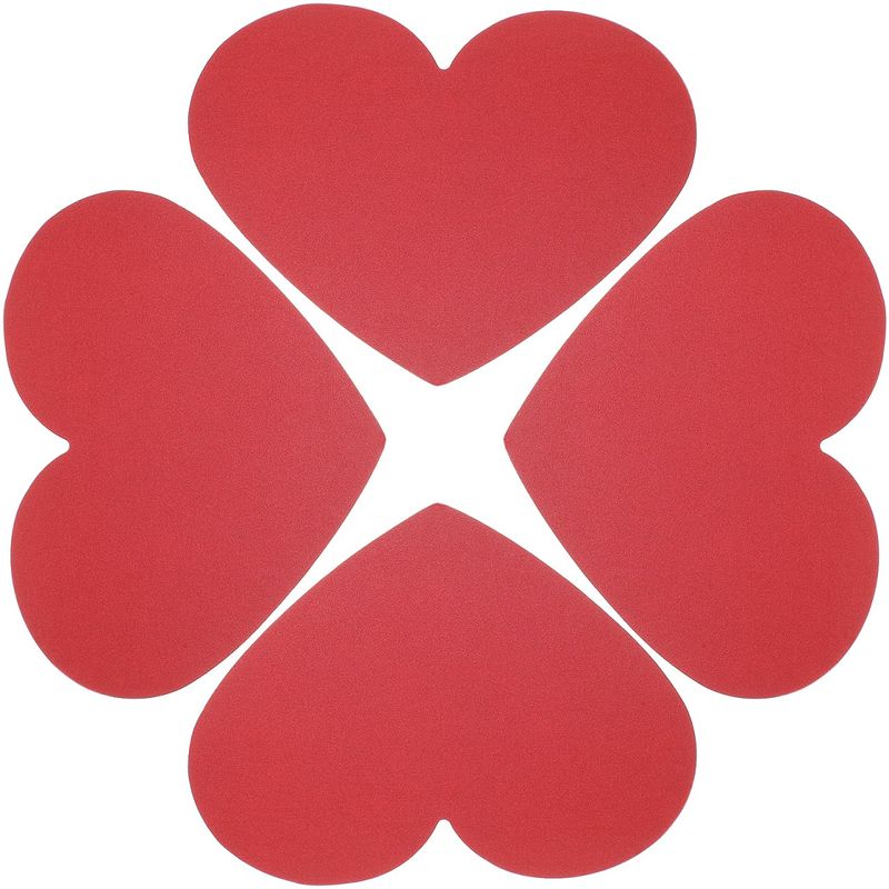 Tofficu 40 Pieces Heart Cutouts - Heart Cards for Valentine's Day, Red ...