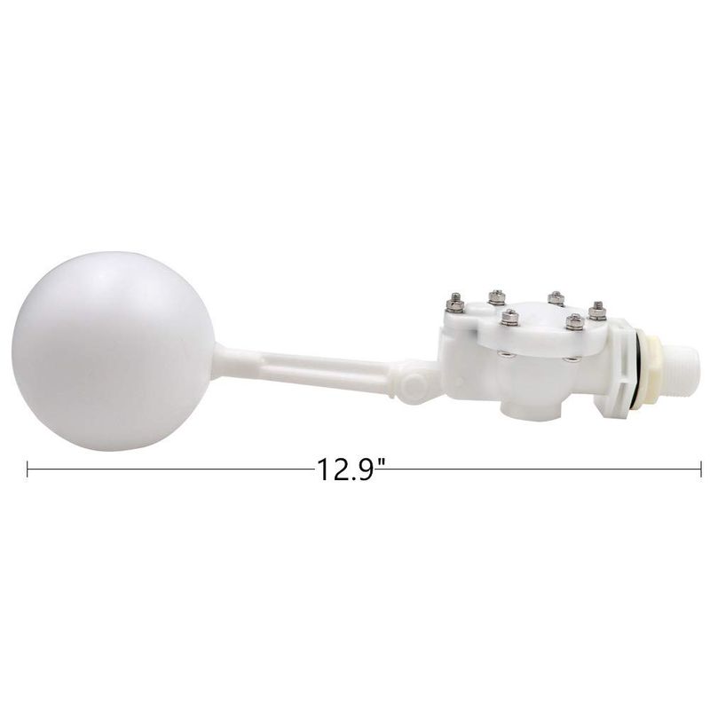 M.Z.A Water Float Valve with Adjustable Arm, 3/4" Float Valve for Water ...