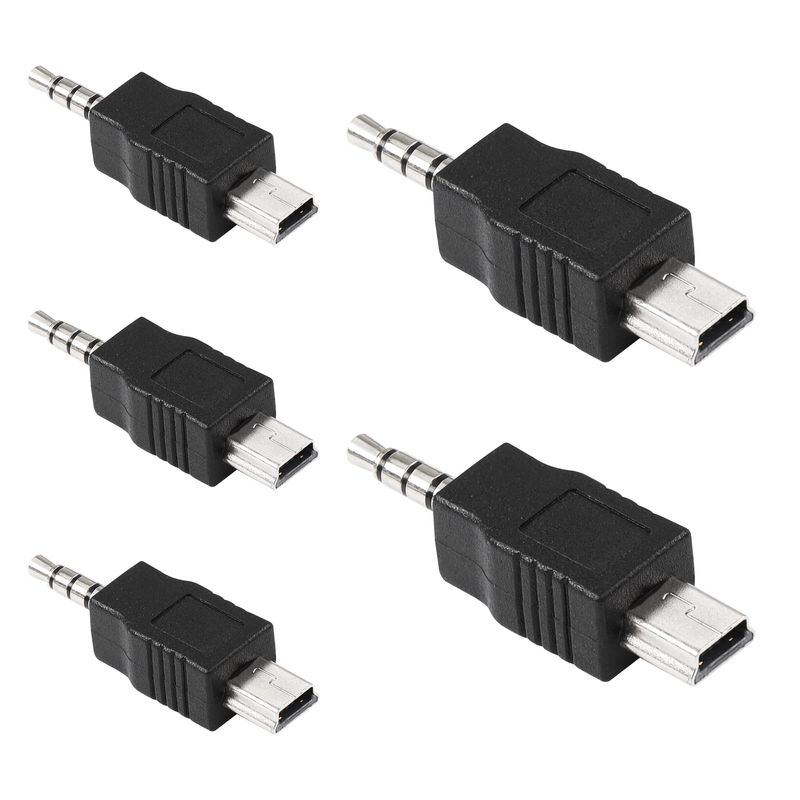 SinLoon Mini USB to 2.5mm Jack Audio Adapter 5pcs 4 Ploe 2.5mm Male to ...