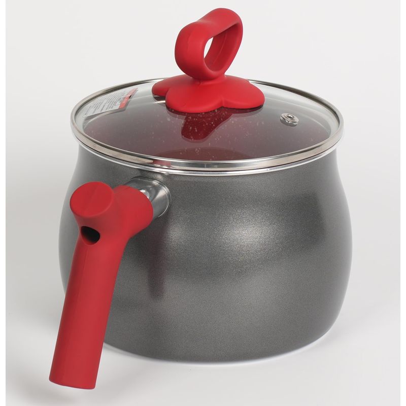 Multi Pot, 5.9 inches (15 cm) (Dark Gray), Induction, Gas Fire, Rice ...