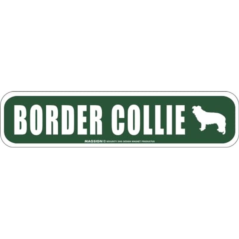 MAGSIGN Border Collie Sticker, English Border Collie, American Street ...