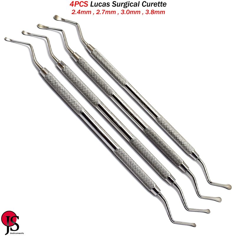 Surgical Bone Curettes Lucas Periodontal Curette Tooth Socket Cyst ...