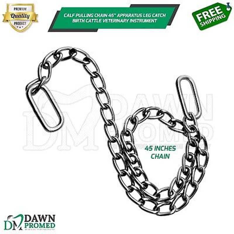 Calf Puller Chain 45" Apparatus Leg Catch Birth Cattle Veterinary ...