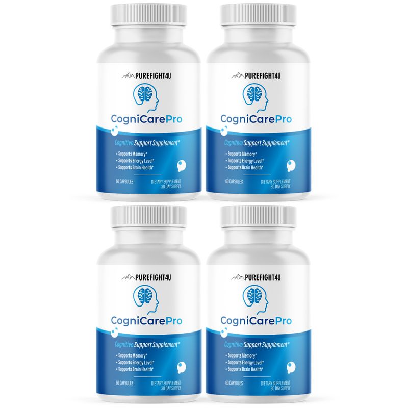 CogniCarePro Cognitive Support for Memory, Brain Health Capsules 4 ...