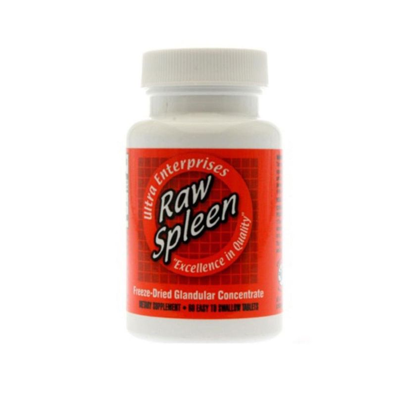 Ultra GLANDULARS Ultra RAW Spleen 200MG, 60 TAB - EveryMarket