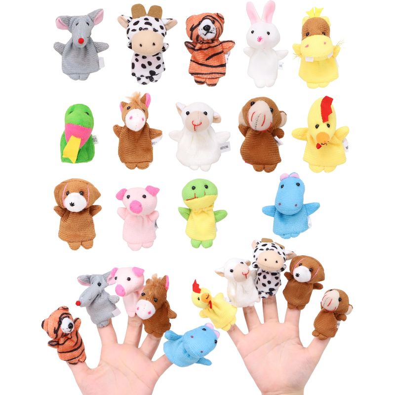 GOZINA 14Pcs Finger Puppets, Finger Puppets for Toddlers, Finger ...