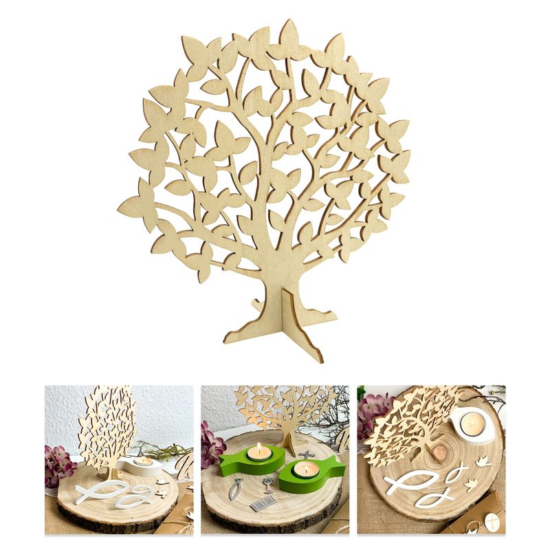 Oblique Unique® Tree of Life Wooden Tree of Life Table Decoration for ...