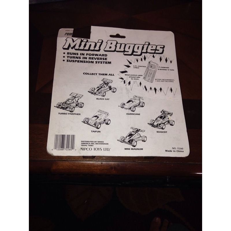 Nipco Toys No 72260 Mini Buggies Remote Control Vintage (Mascot-Black ...