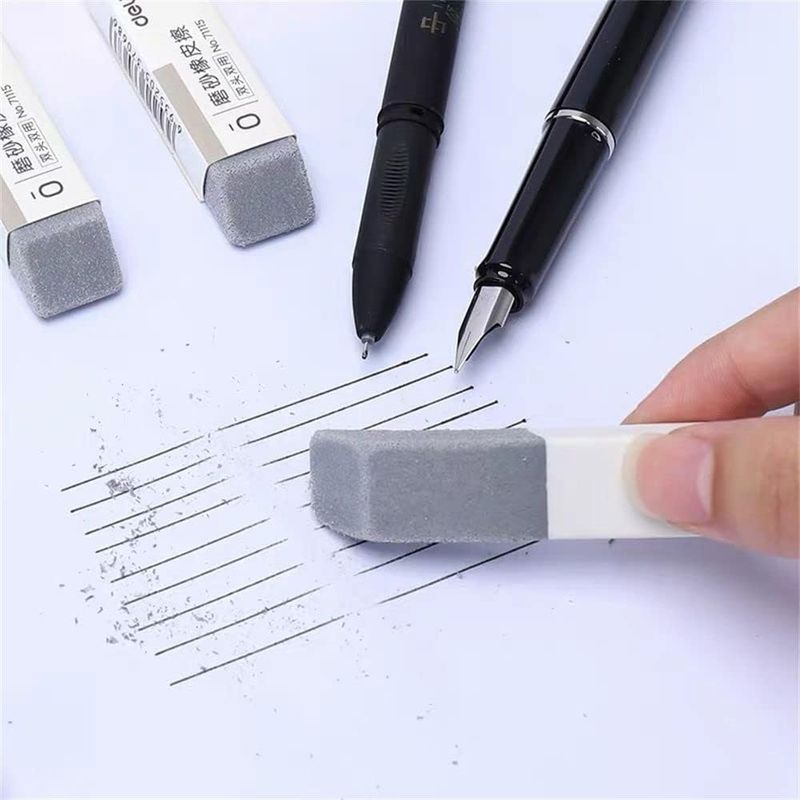 Frosted Eraser 1Pc Sand Erasers Matte Eraser Ink Pen Ballpoint Pen ...