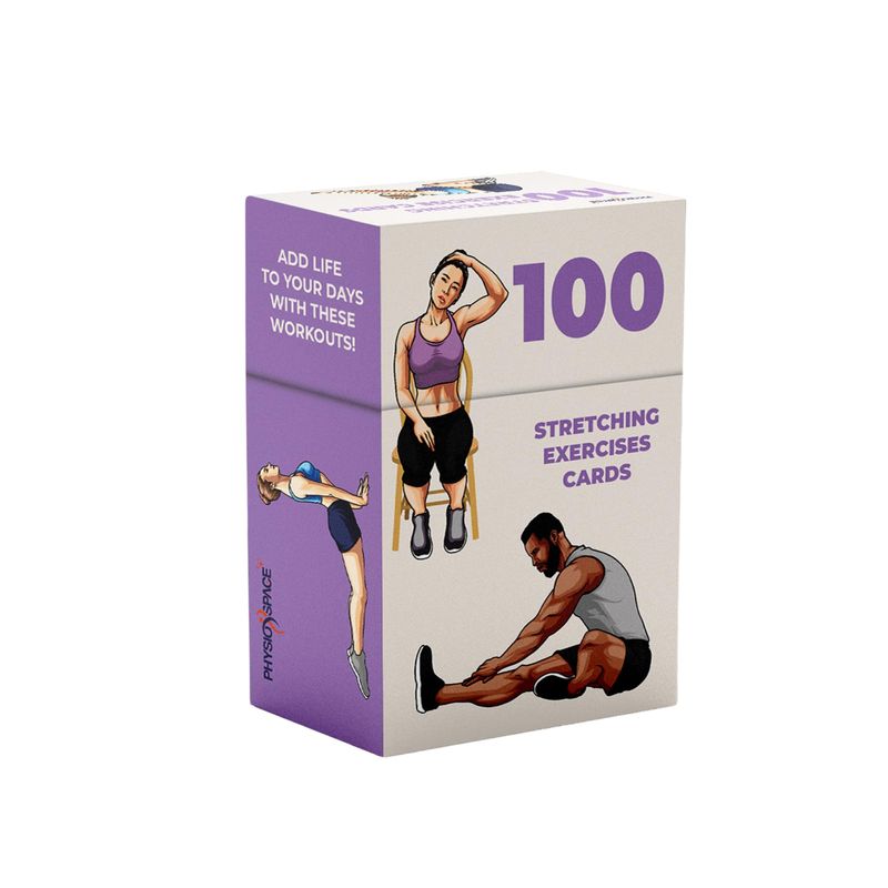 Unlock Pain Relief: 100 Stretching Exercise Flashcards for Yoga ...