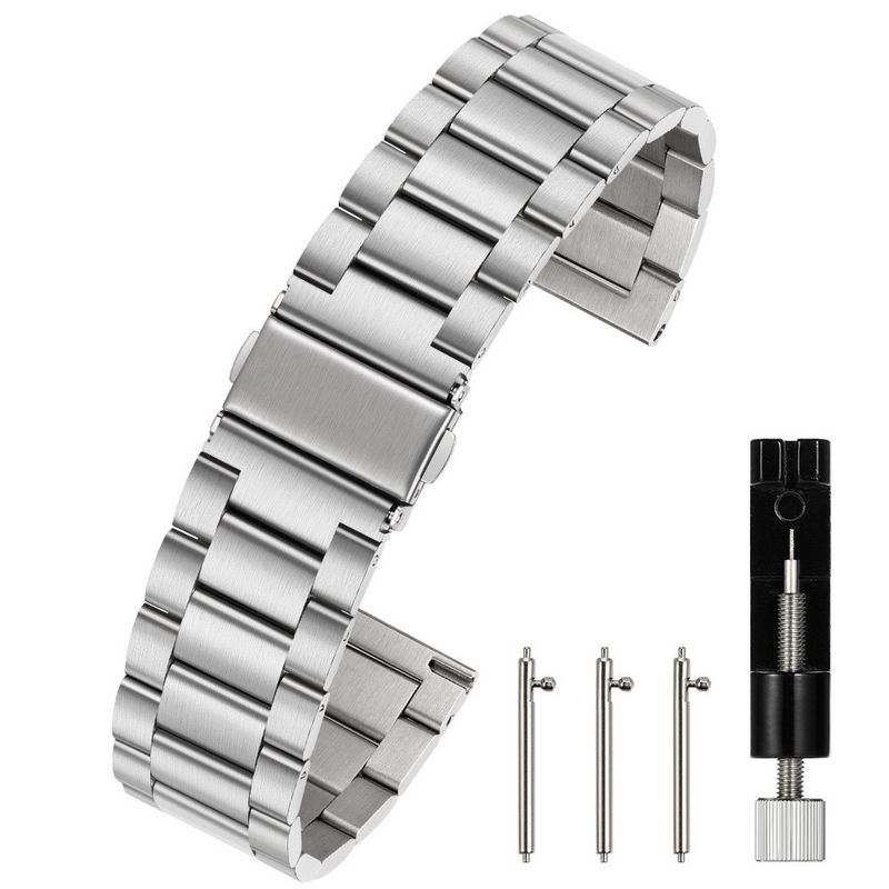 Berfine 22mm Quick Release Watch Strap,Premium Solid Stainless Steel ...