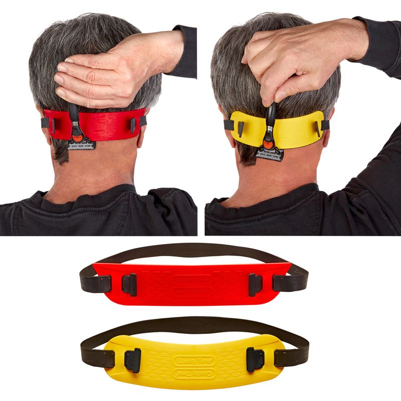 Quality Time Neck Hair Guide Premium, 2 Different Neckline Templates ...