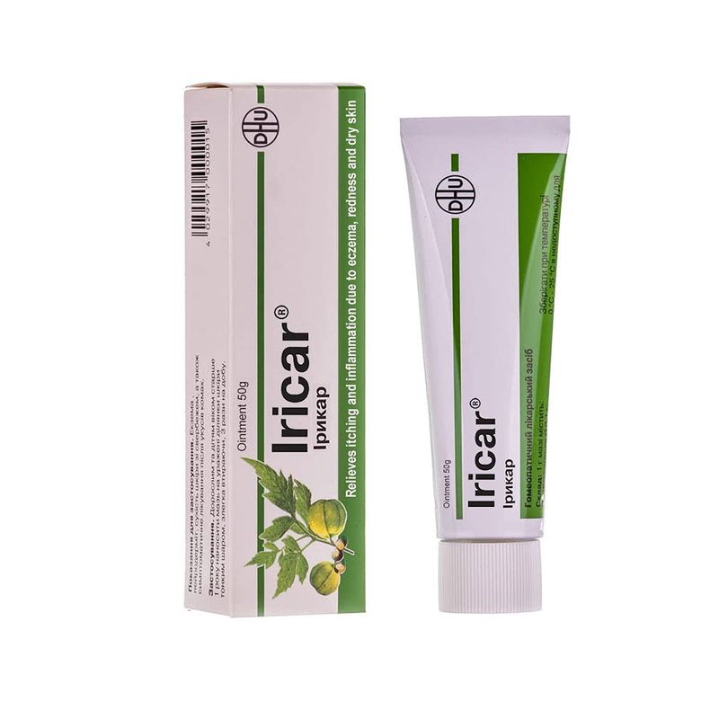 Iricar 50g Ointment with Cardiospermum Plant Extract (Eczema, Allergy ...